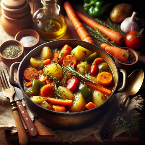 Vegetales Al Estilo Campestre: Guiso De Verduras Con Hierbas Frescas ...