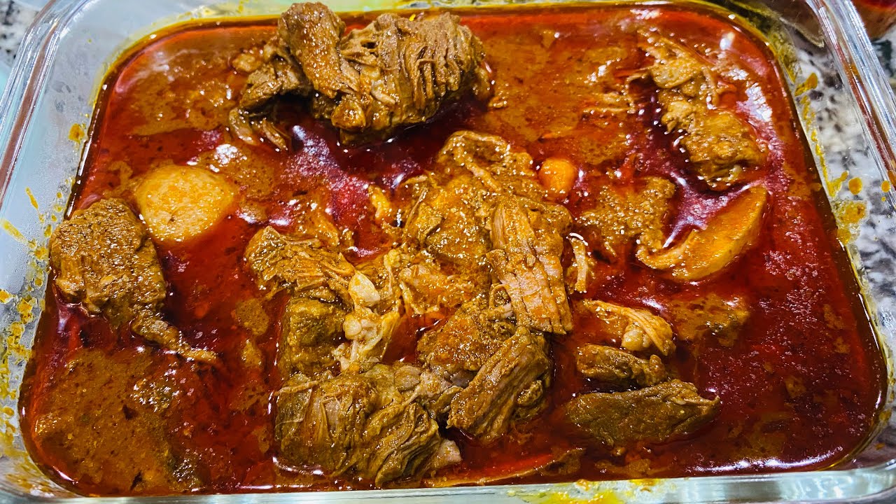 Receta De Tacos De Carne En Chile Rojo: Plato Fácil Y Del...
